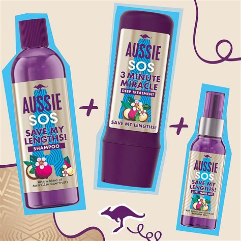Køb Sos Save My Lengths 3 Minute Miracle Fra Aussie Matas