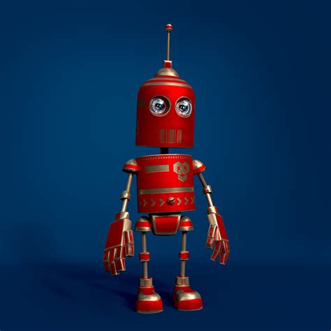 3d model pbr robot ar vr unreal and unity cgtrader