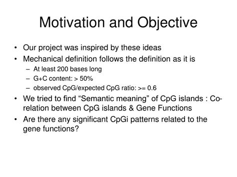 Ppt Sequence Analysis Of Cpg Islands Reveals Possible Functional