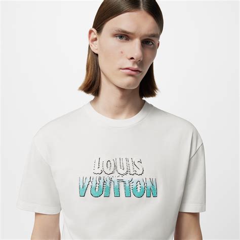 Embroidered Beads Cotton T Shirt Men Ready To Wear Louis Vuitton