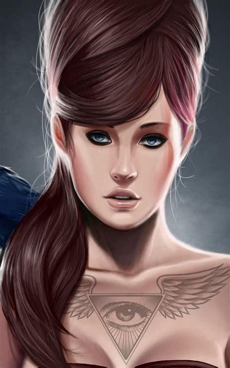 1200x1920 Girl Hair Crows 1200x1920 Resolution Wallpaper Hd Fantasy