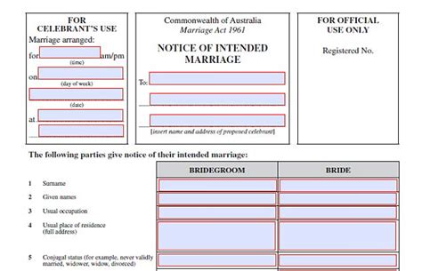australia same sex marriage form features gender option x daily mail