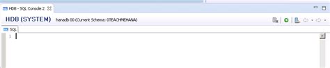 sap hana sql script insert statement sap hana tutorial