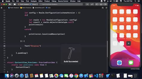 realm database with swiftui crud operations on realm database with