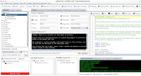 exploit pack penetration testing framework hacking land hack