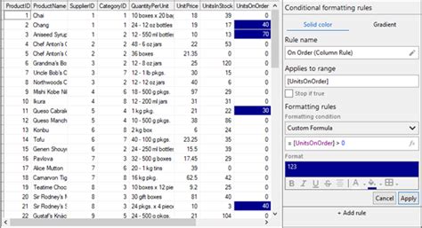 apply rules componentone rulesmanager for winforms