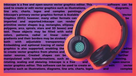 how to flow text around an object with inkscape logos by nick