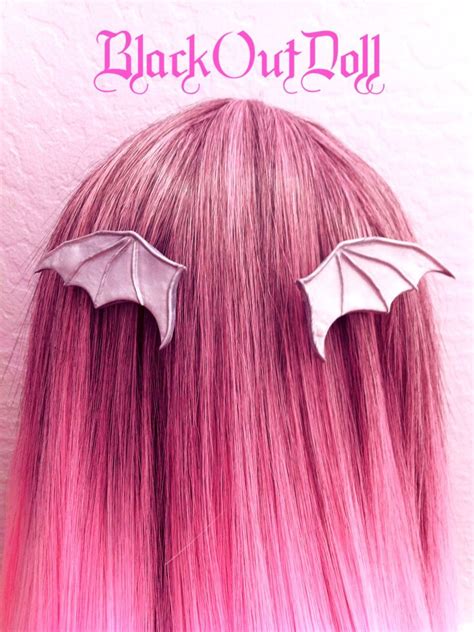 Silver Majestic Bat Win Hairclip Now Available On Ebay Etsy And