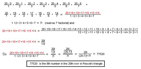 ian s discovery to get any number in pascal s triangle