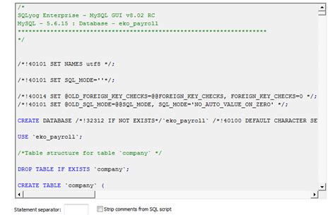 advanced installer error on running mysql script at program setup