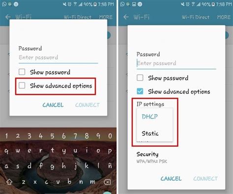 how to fix obtaining ip address error on android make