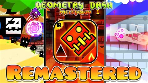 Geometry Dash Meltdown Remastered All Levels All Coin Paths 100