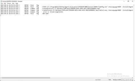mcafee agent install update error and solution via mcafee epo systemconf