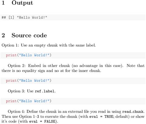 r a way in knitr to copy a chunk stack overflow