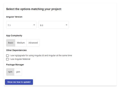 upgrade angular 8 7 to angular 9 with ng update and angular