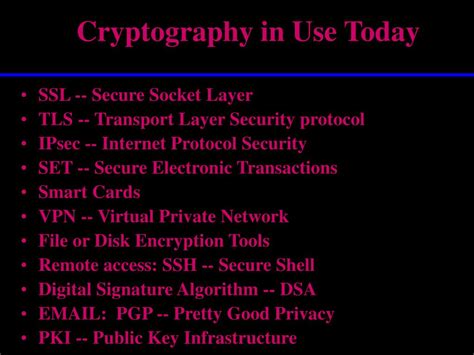 ppt lesson 12 cryptography for e commerce powerpoint presentation