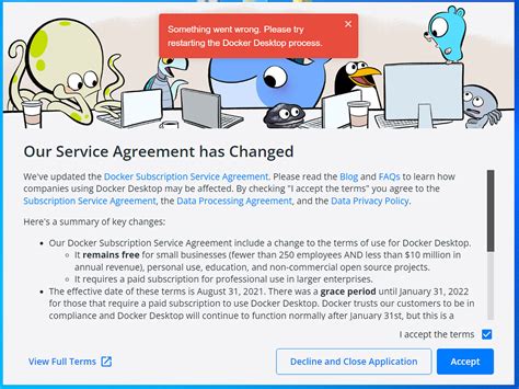 error after installing docker desktop vmware win 10 docker desktop