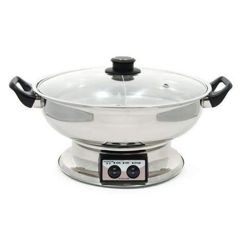 Chinese Hot Pot Cooker For Tabletop Use Electric Steamboat Cooker
