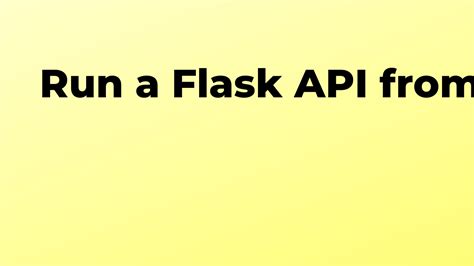 已解決：在 flask 中從 cmd 運行 flask api sourcetrail