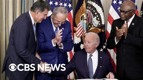 Biden Signs Inflation Reduction Act Into Law Full Video Youtube