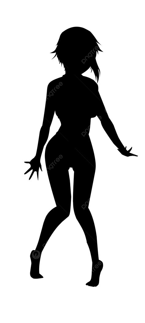 卡通女孩剪影 向量 卡通剪影 動漫剪影 女孩向量圖案素材免費下載，png，eps和ai素材下載 Pngtree