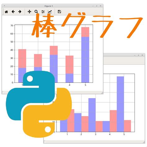 Python Matplotlibで複数棒グラフと積上げ棒グラフ 非it企業に勤める中年サラリーマンのit日記