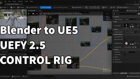 blender to ue5 import mannequin with uefy 2 5 youtube