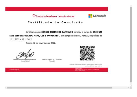 certificado crie um site simples usando html css e javascript