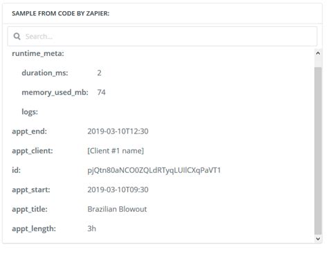 zapier can i pull a list of info out of an email