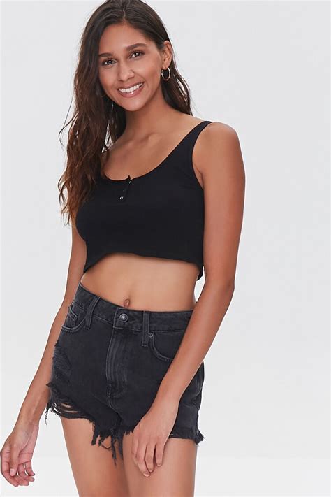 Denim Retro High Waist Shorts