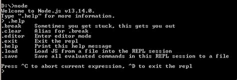 how to use node js repl geeksforgeeks