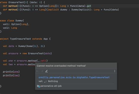 cannot resolve overloaded method but code compiles and runs ides