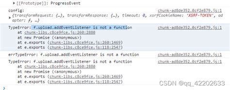 typeerror f upload addeventlistener is not a function fe upload