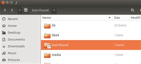 what is lost found folder on linux and macos