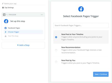 how to get a facebook rss feed zapier