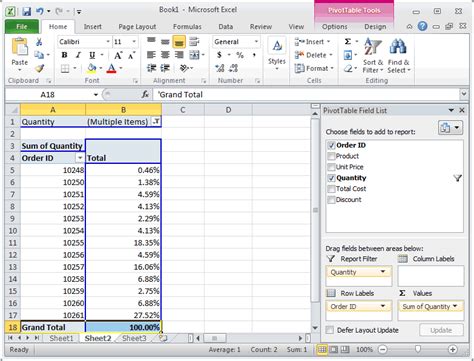hide zero values in pivot table excel 2010