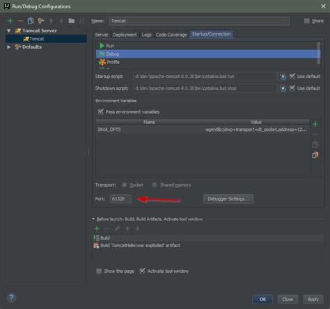 running multiple tomcat instances in debug mode ides support