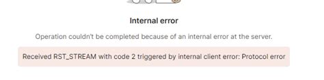 c grpc server failing on deployment works from command line stack