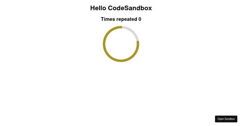 react countdown circle timer examples codesandbox
