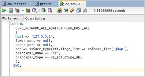 testing and debugging procedures with sql developer