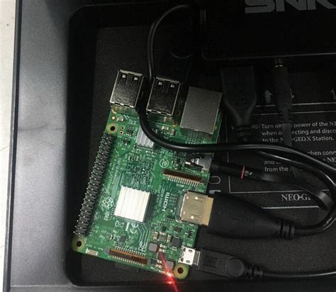 neogeo x dock station raspberry pi 3 64gb card pre installed retropie