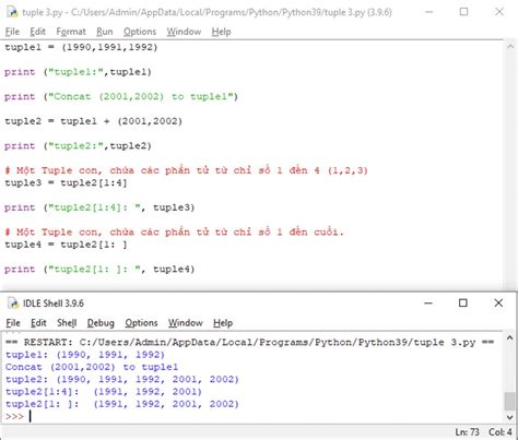 tuple trong python