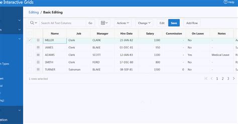 oracle apex interactive grid default value
