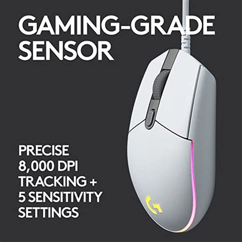 Buy Logitech G203 Wired Gaming Mouse 8 000 Dpi Rainbow Optical Effect