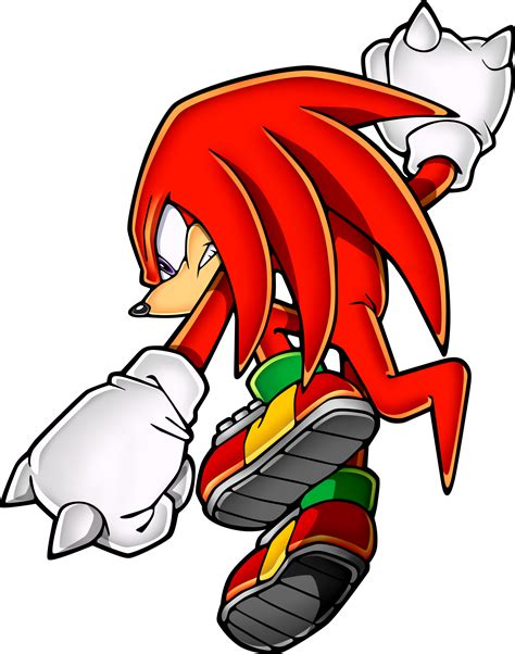 Knuckles The Echidna Sonic Art Assets Dvd Wiki Fandom