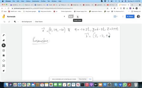 Find Vector Equation And Parametric Equations For The… Solvedlib