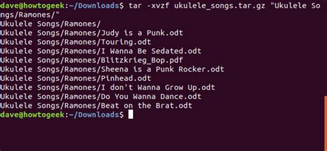 how to extract files from a tar gz or tar bz2 file on linux
