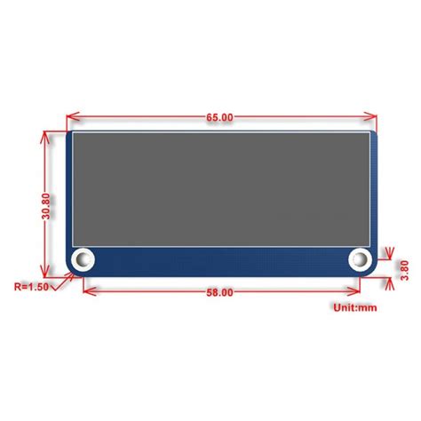 waveshare 2 23 inch spi oled display 128 32 pixels raspberry pi
