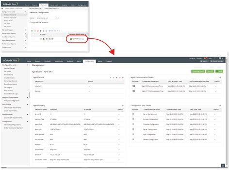 configuration guide agent based data collection adaudit
