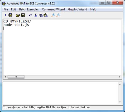 alex brown create a standalone exe to run a node js application